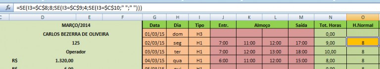 Planilha de Controle de Horas Extras | Excel Simples