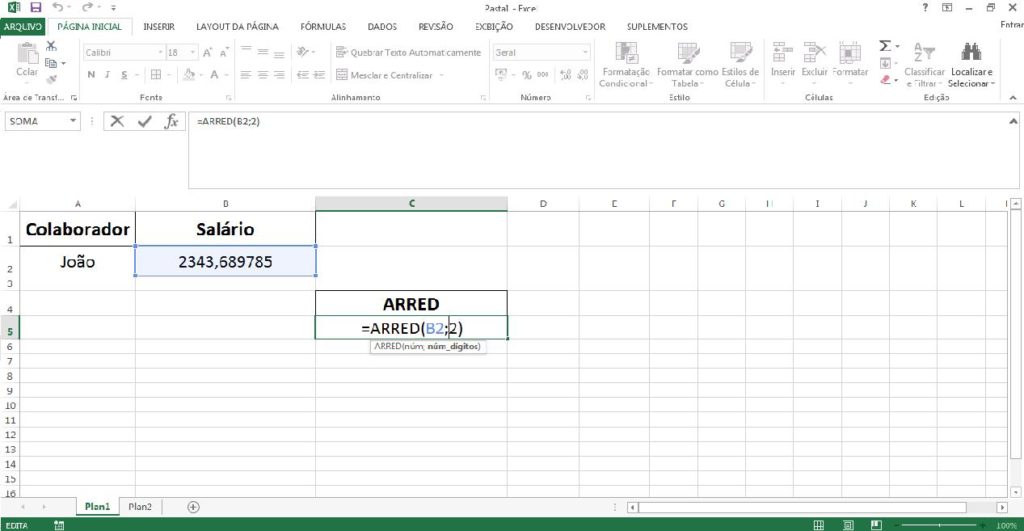 Como Arredondar Valores No Excel Excel Simples